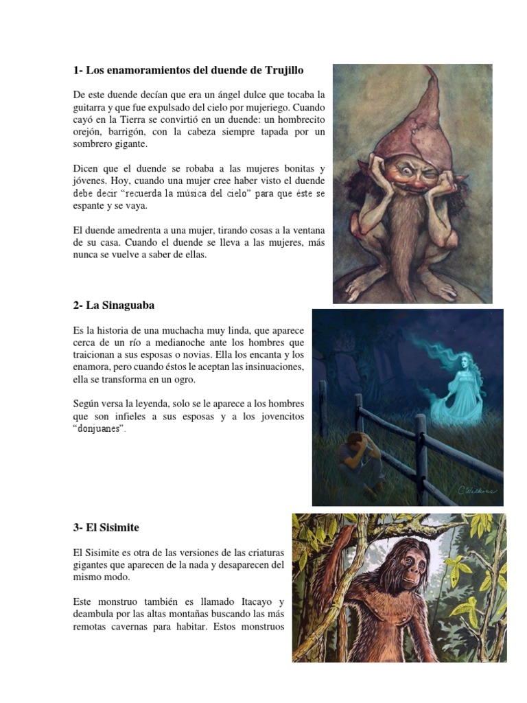 5 Leyendas de Honduras | PDF