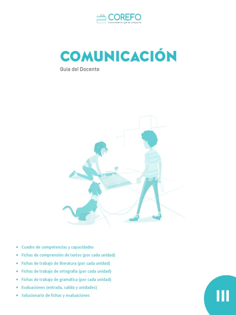 COREFO 3° GUIA DOCENTE | PDF | Comprensión lectora | Lingüística