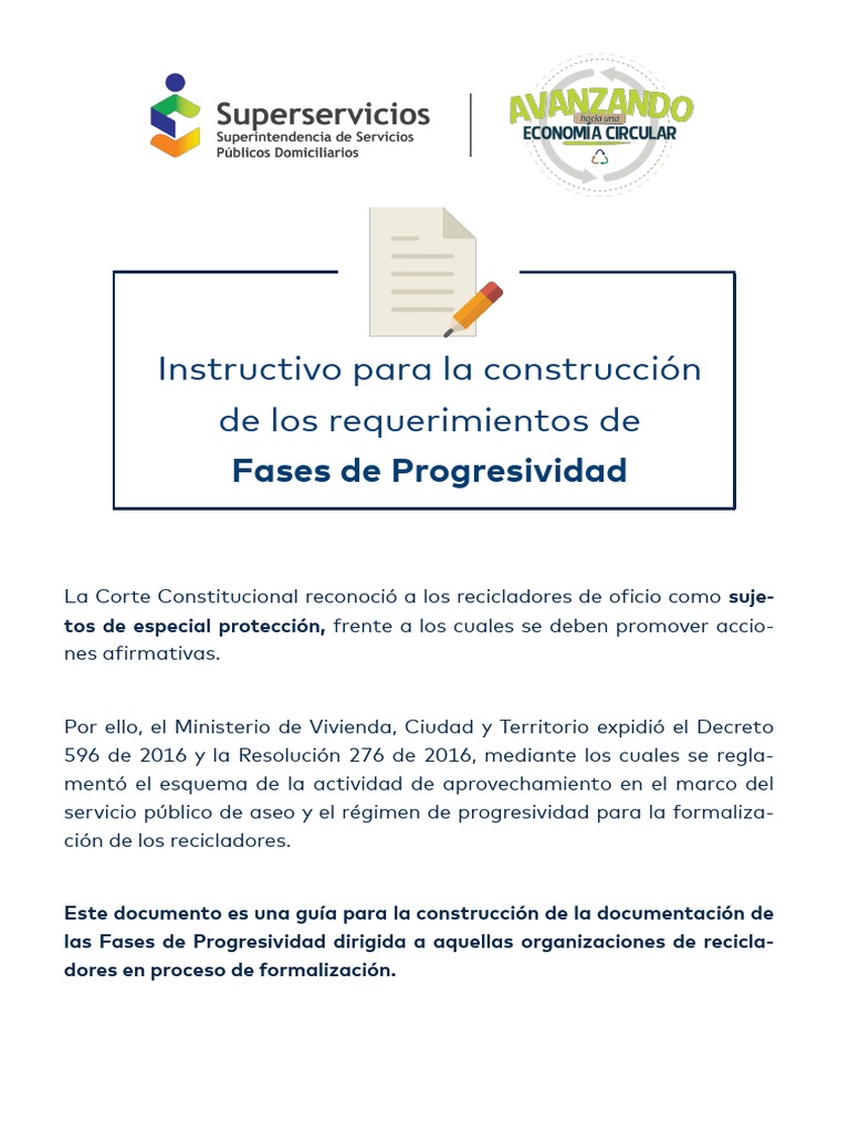 Instructivo Fases de Progresividad | PDF | Planificación | Informática ...