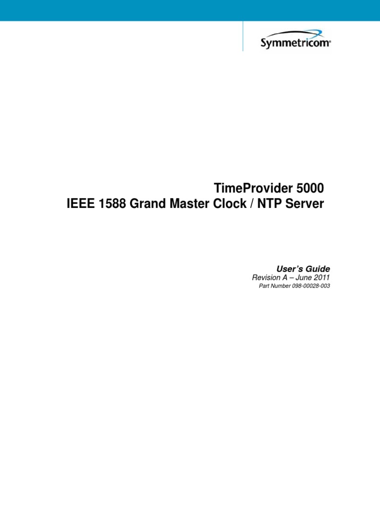 Manual Do Usuario TimeProvider 5000 PDF | PDF | Command Line Interface | Parameter (Computer ...