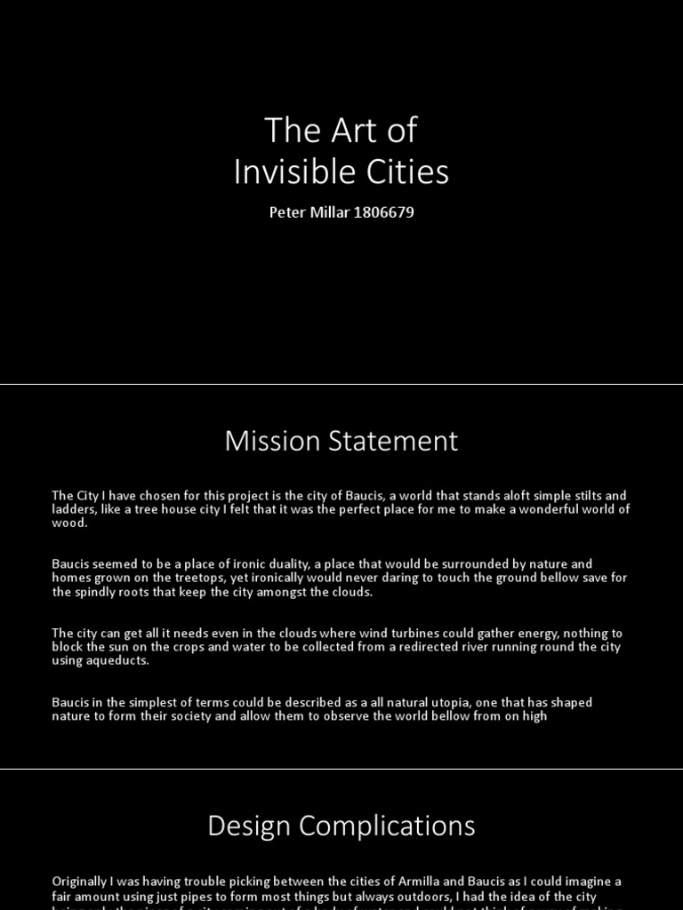 Art of Invisible Cities | PDF