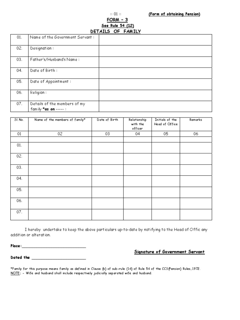 Pension Application Forms for Retirees | PDF | Pension | Hand