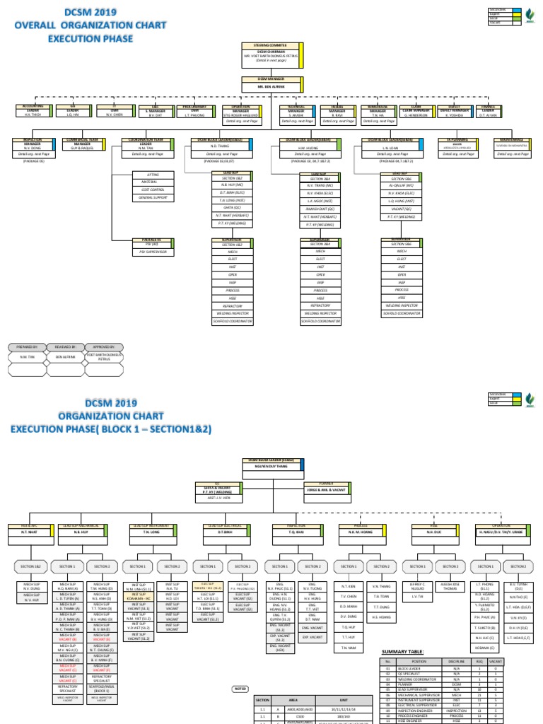 DCSM Exe Org Chart Final | PDF