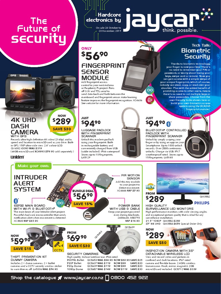 Jaycar HCF NZ November r2 Final Digital | PDF | Security Alarm ...