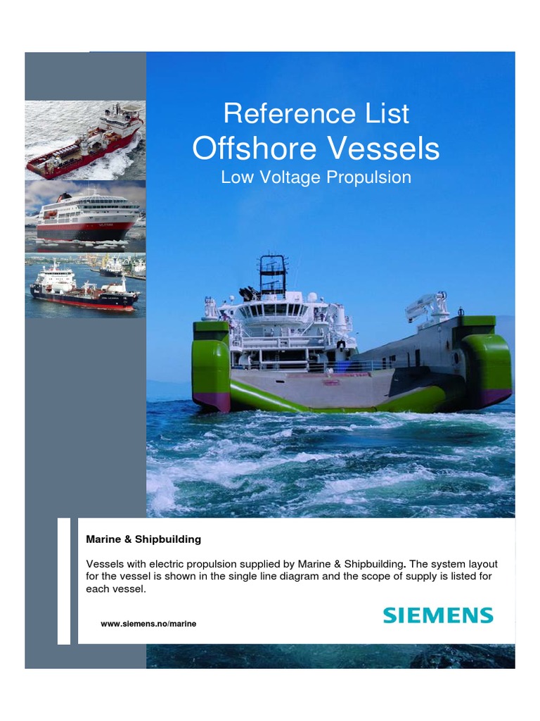 Offshore-References V2012 - 02 PDF | PDF | Marine Propulsion | Ships
