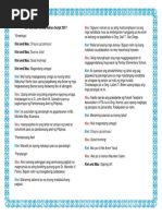 Debut Emcee Tagalog | PDF