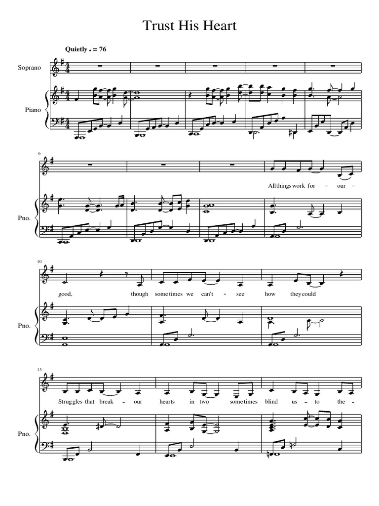 Trust His Heart | PDF