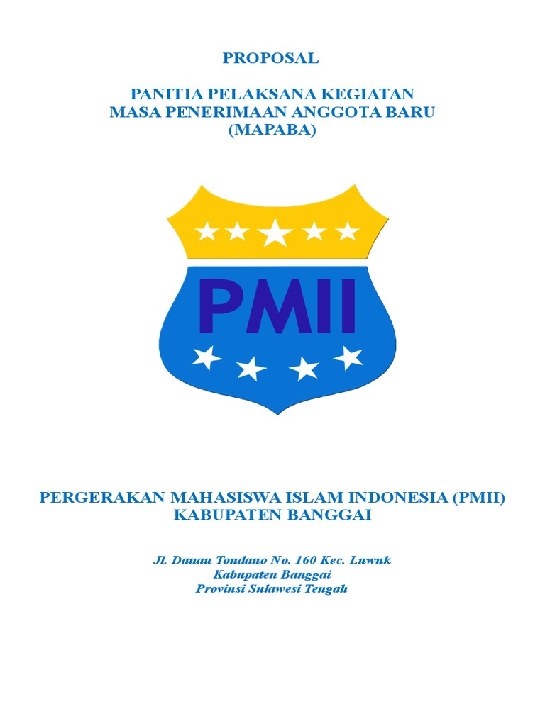 Proposal Bantuan Dana Mapaba Full | PDF