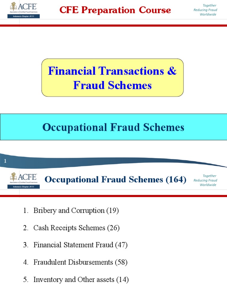 02 - Occupational Fraud Schemes 2019 | PDF | Bribery | Corruption