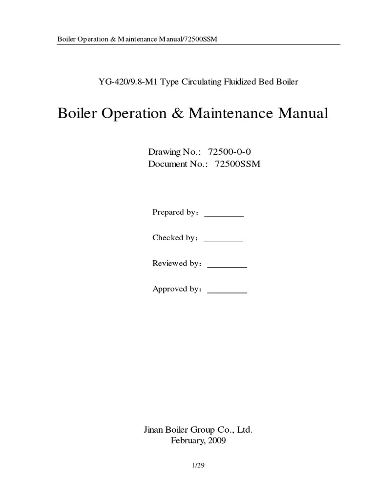 SOP | Download Free PDF | Boiler | Furnace