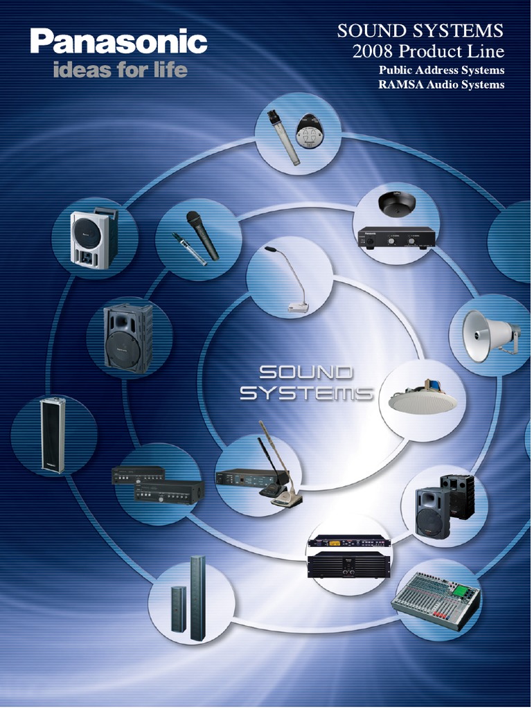 Panasonic Paging System | Microphone | Loudspeaker