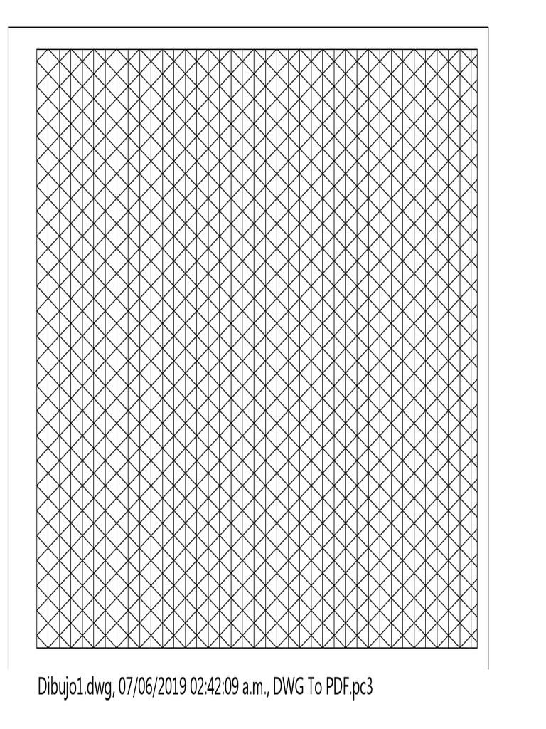 Hoja Isometrica PDF | PDF