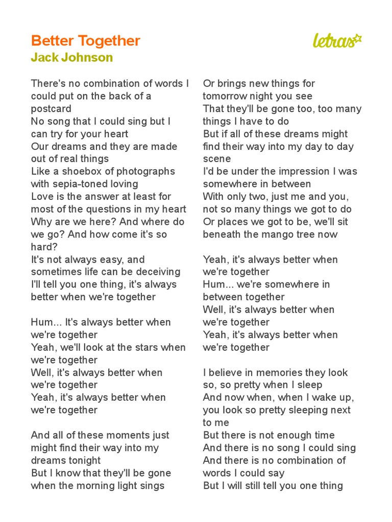 Better Together: Jack Johnson | PDF | Apple Records | The Beatles