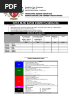 Criteria For Judging Dance Contest | PDF | Performing Arts | Entertainment