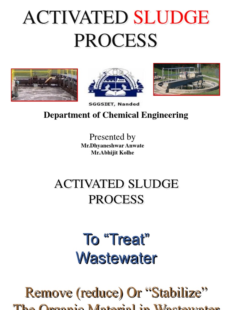 Activated Process: Sludge | PDF | Water Treatment | Sewage Treatment