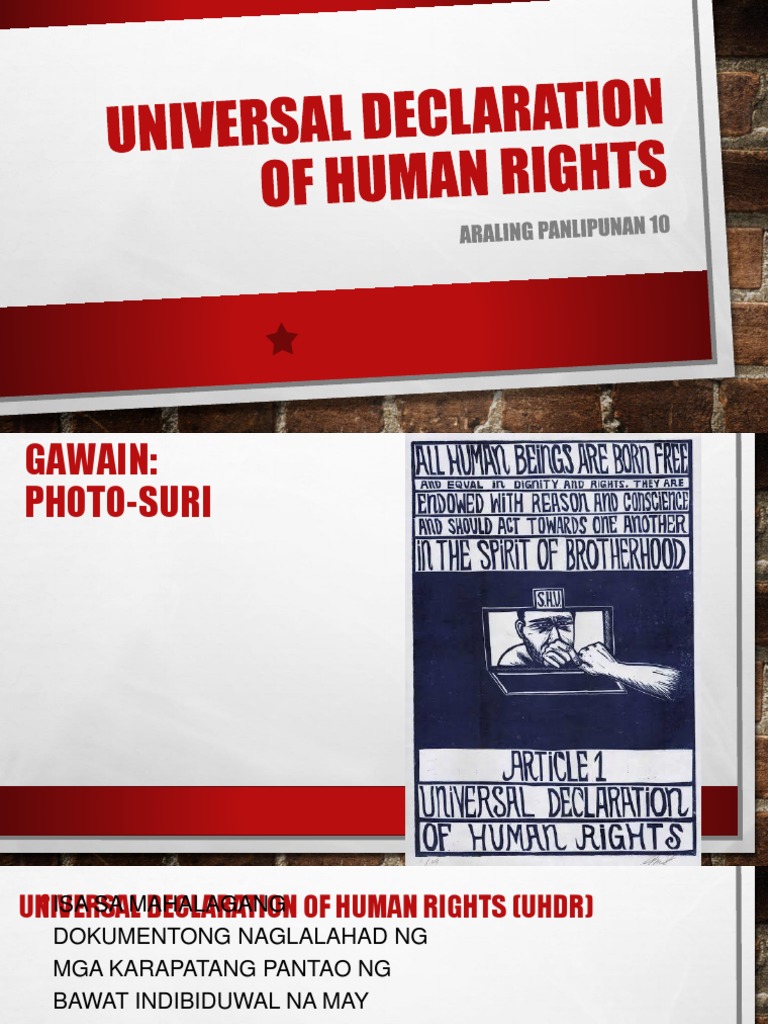 UDHR | PDF