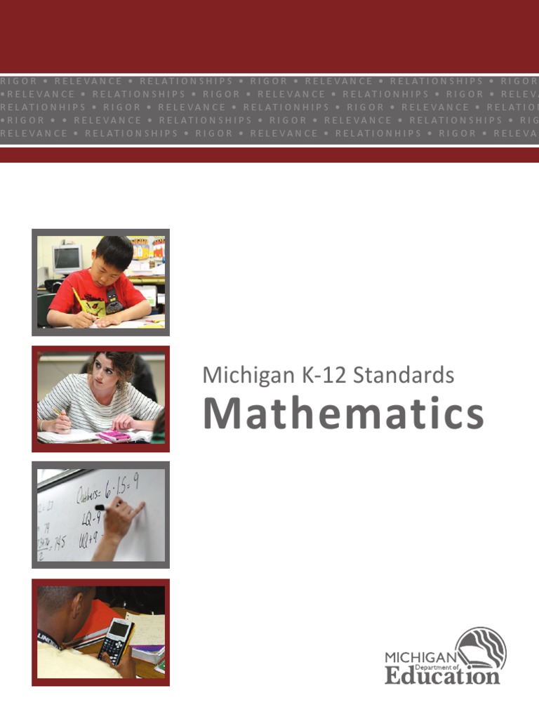 K-12 MI Math Standards REV 470033 7 550413 7 PDF | PDF | Shape | Argument