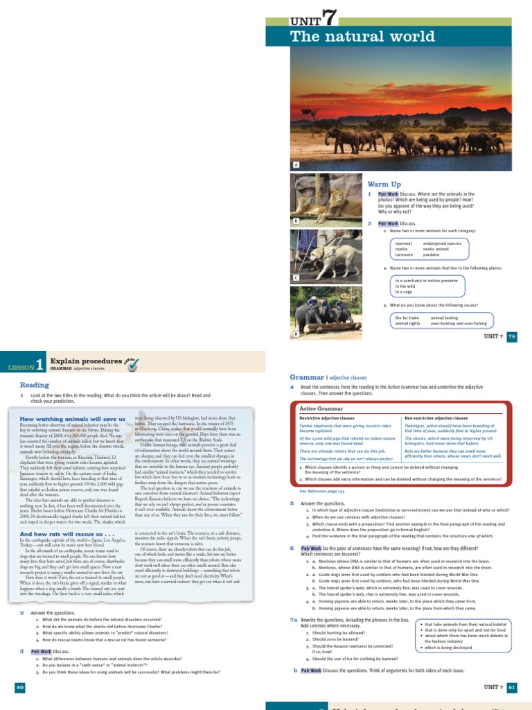 English in Common 6 Unit 7 | PDF | Phrase | Verb