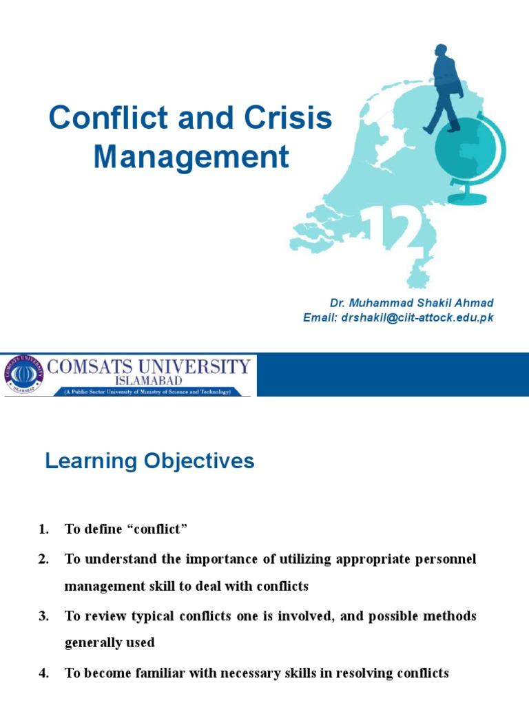 Conflict and Crisis Management | PDF | Attitude (Psychology ...