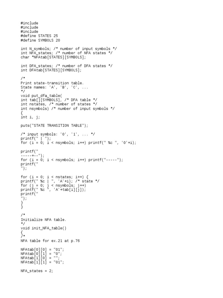 Nfa 2 Dfa | PDF | Theory Of Computation | Computer Science