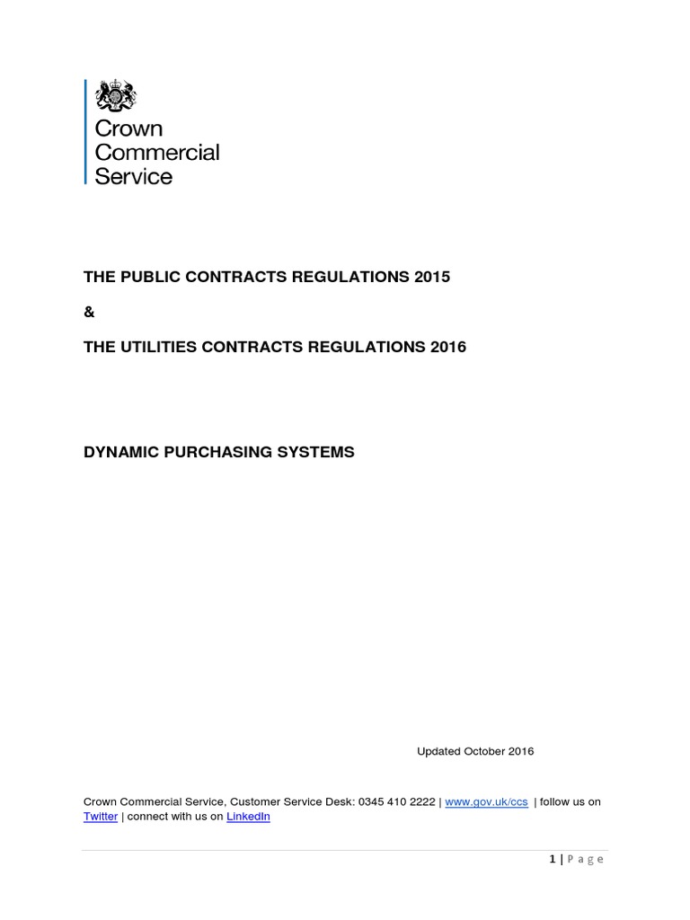 Streamlining Procurement: An Overview of the Dynamic Purchasing System ...