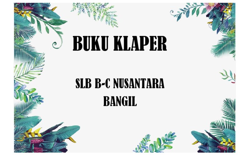 Cover Buku Klaper | PDF