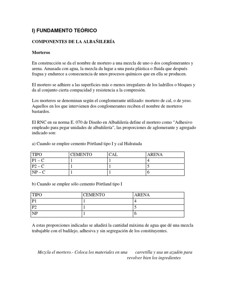 Albanileria Pdf Pdf Cemento Hormigón