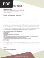 Spouse Visa Cover Letter Sample Uk | PDF | Travel Visa | Human Migration