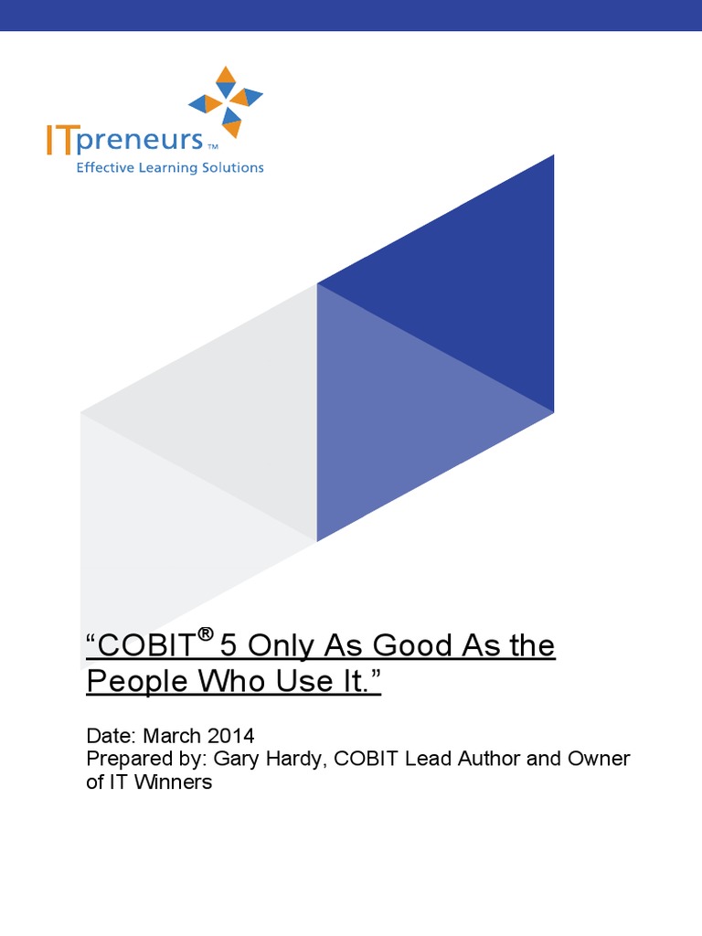 COBIT 5 Implementation White Paper | PDF | Cobit | Governance