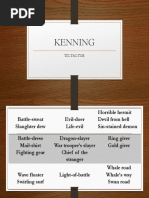 Modern Kenning Examples and Lists | PDF | Norse Mythology | Germanic ...