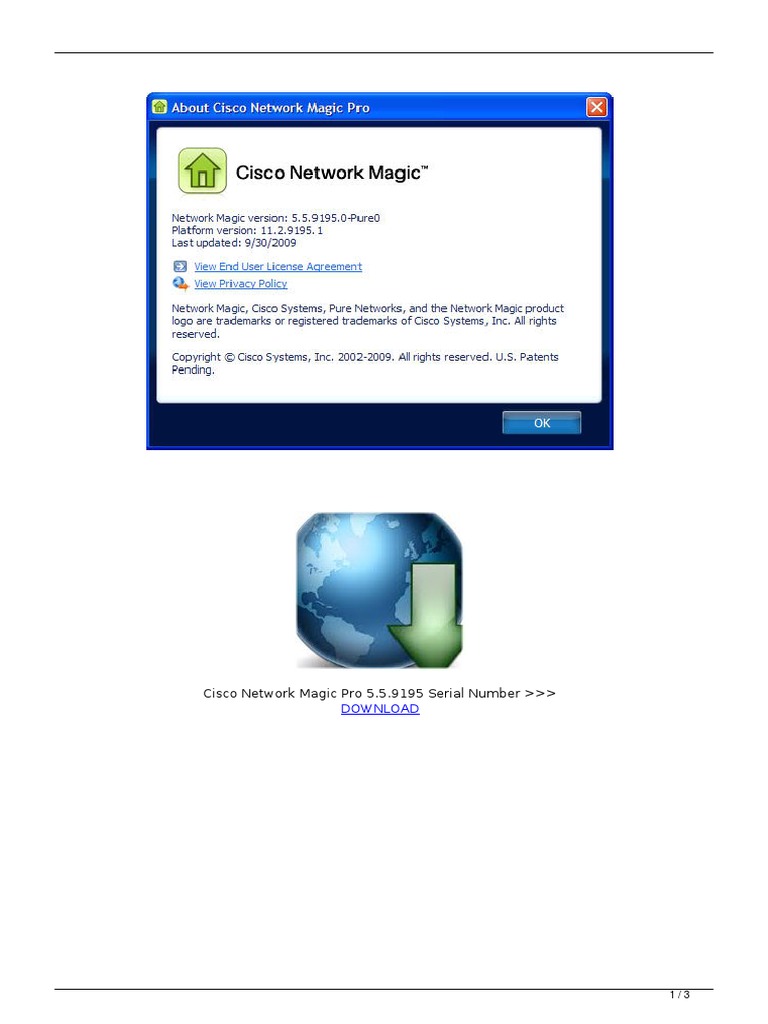 Cisco Network Magic Pro 559195 Serial Number PDF | PDF