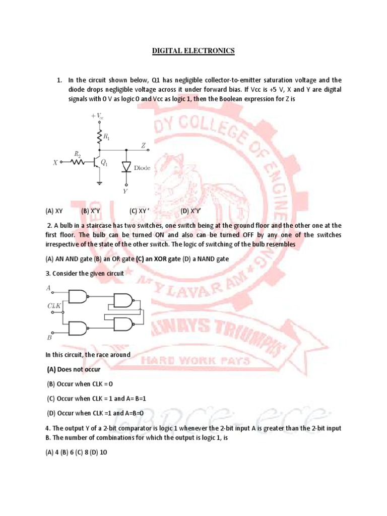 Digital Electronics | Download Free PDF | Logic Gate | Cmos