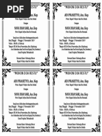 Undangan Sabun | PDF