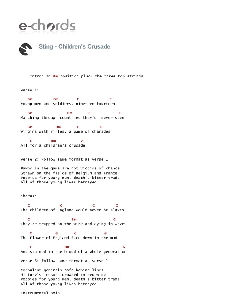 Sting Children S Crusade Bm Bm Pdf