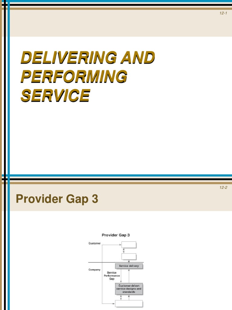 Delivering and Performing Services | PDF | Employment | Marketing