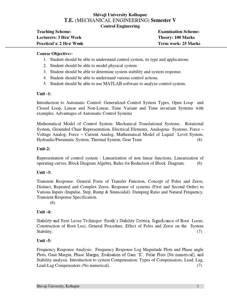 TE Syllabus Mech PDF | PDF | Thermal Conduction | Heat Transfer