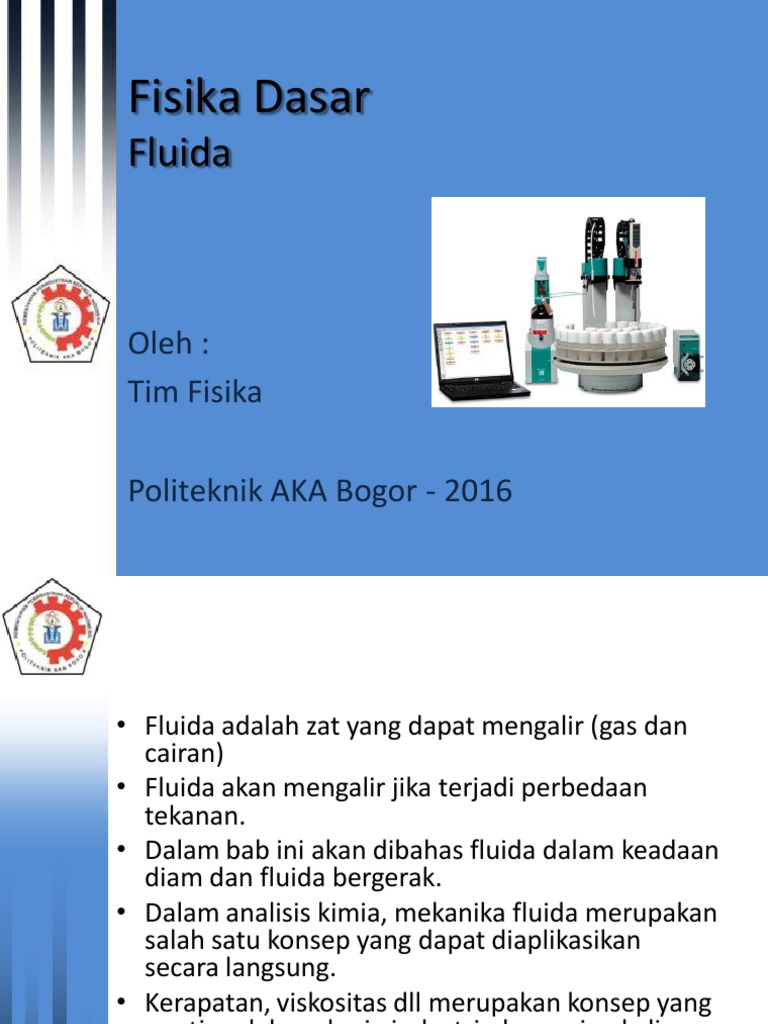 Konsep Dasar Fluida dan Kerapatan | PDF
