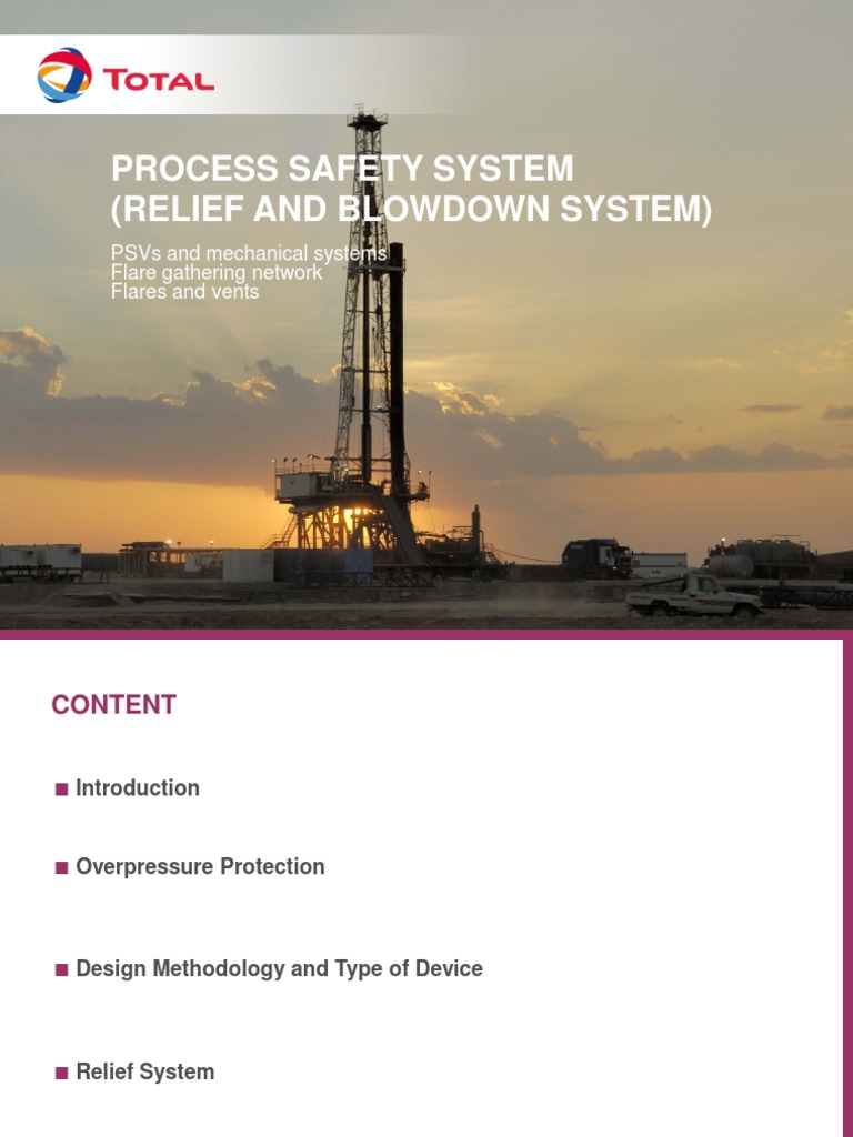 Process Safety System (Relief and Blowdown System) : Psvs and ...