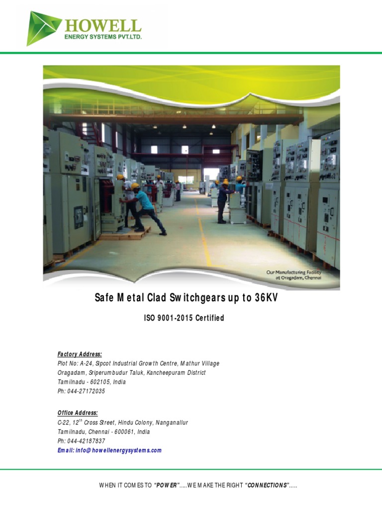 Howell Energy Systems PVT LTD | PDF | Electrical Substation | Transformer