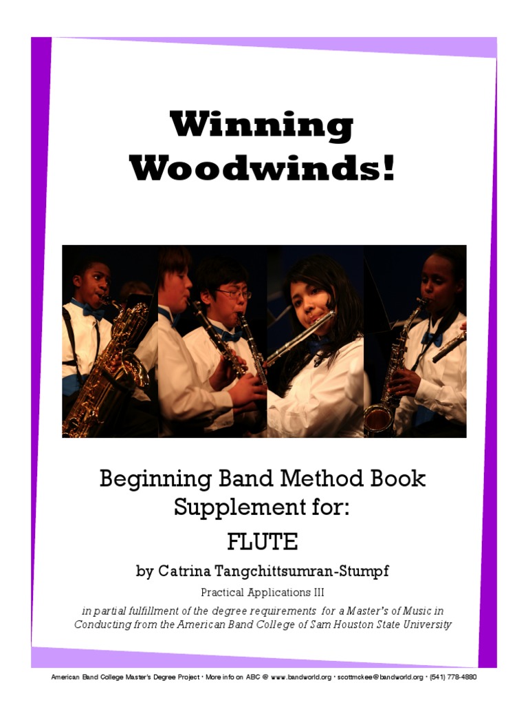Winning Woodwinds!: Beginning Band Method Book Supplement For: Flute ...