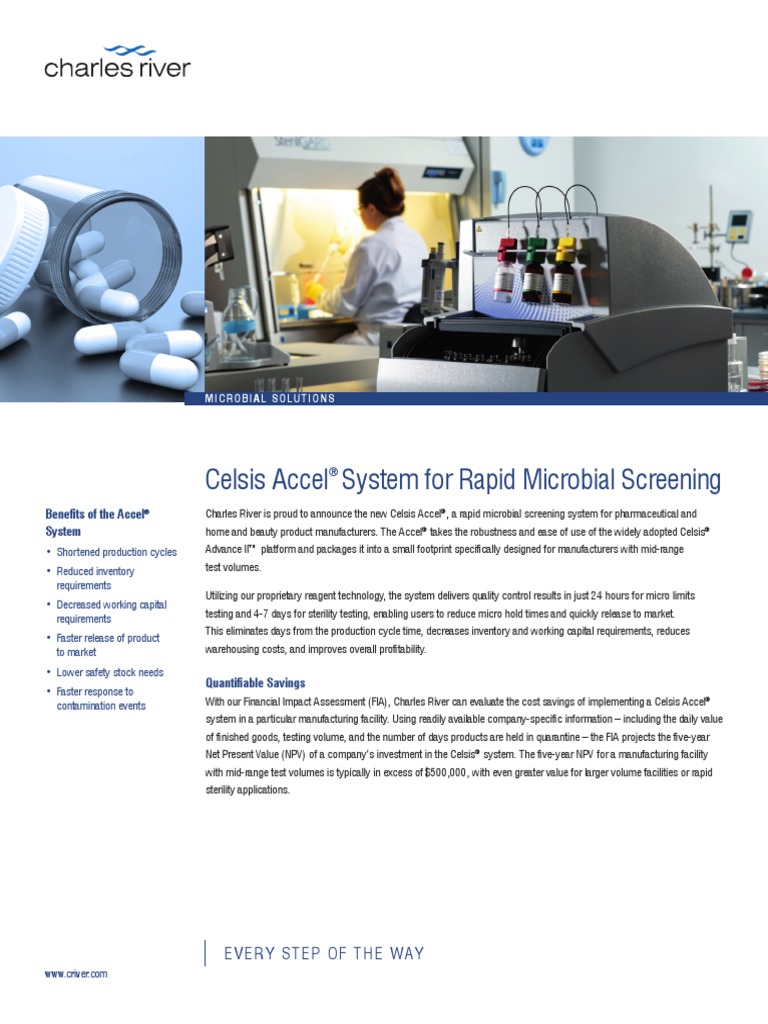 Celsis Accel®Systemfor Rapid Microbial Screening | PDF | Usability | Inventory