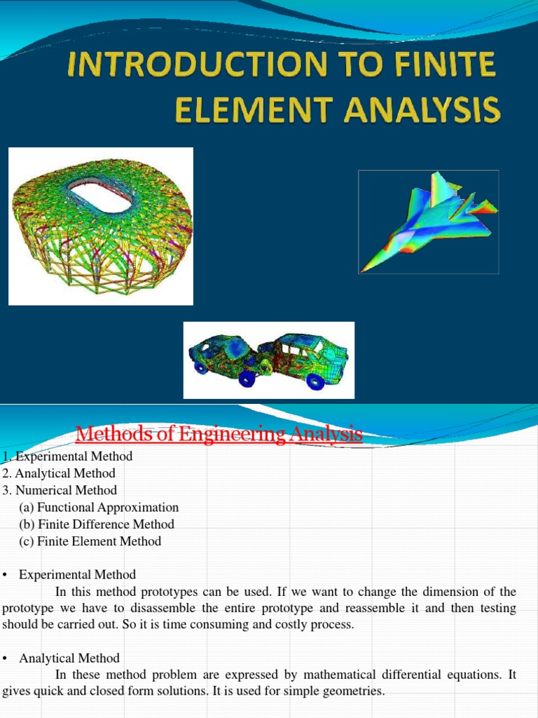 Unit 1 - Introduction To FEA | PDF | Finite Element Method | Numerical Analysis