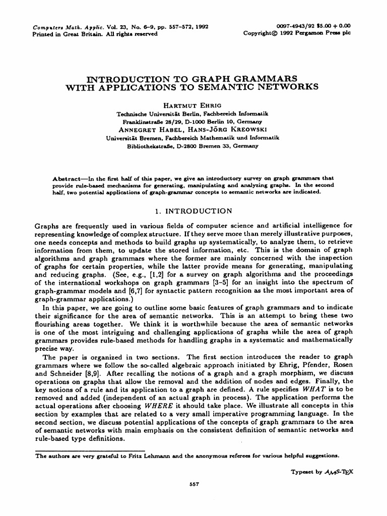 Graph Grammar | PDF | Vertex (Graph Theory) | Graph Theory