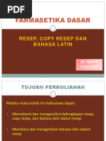 Bagian-Bagian RESEP | PDF