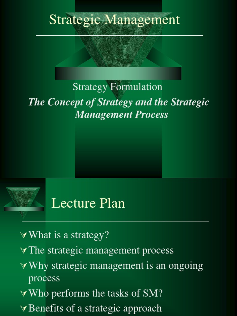 Strategic Management: Strategy Formulation | PDF | Strategic Management ...