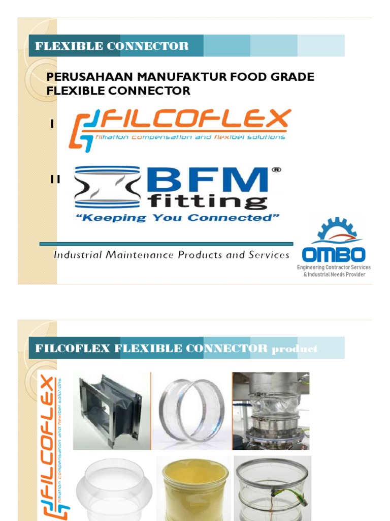 Filcoflex BFM Flexible Connector Guide | PDF | Mechanical Engineering | Manufactured Goods