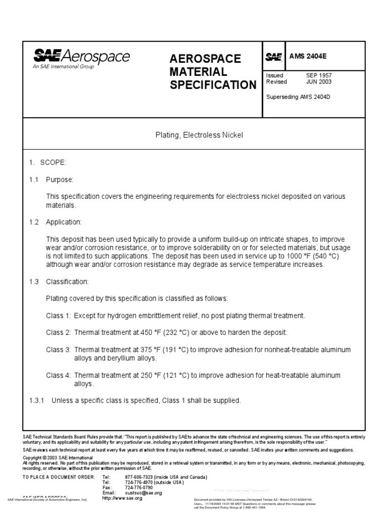 Ams 2404 | PDF | Corrosion | Building Engineering