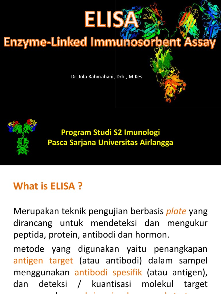 ELISA | PDF | Kesehatan Holistik | Sains & Matematika