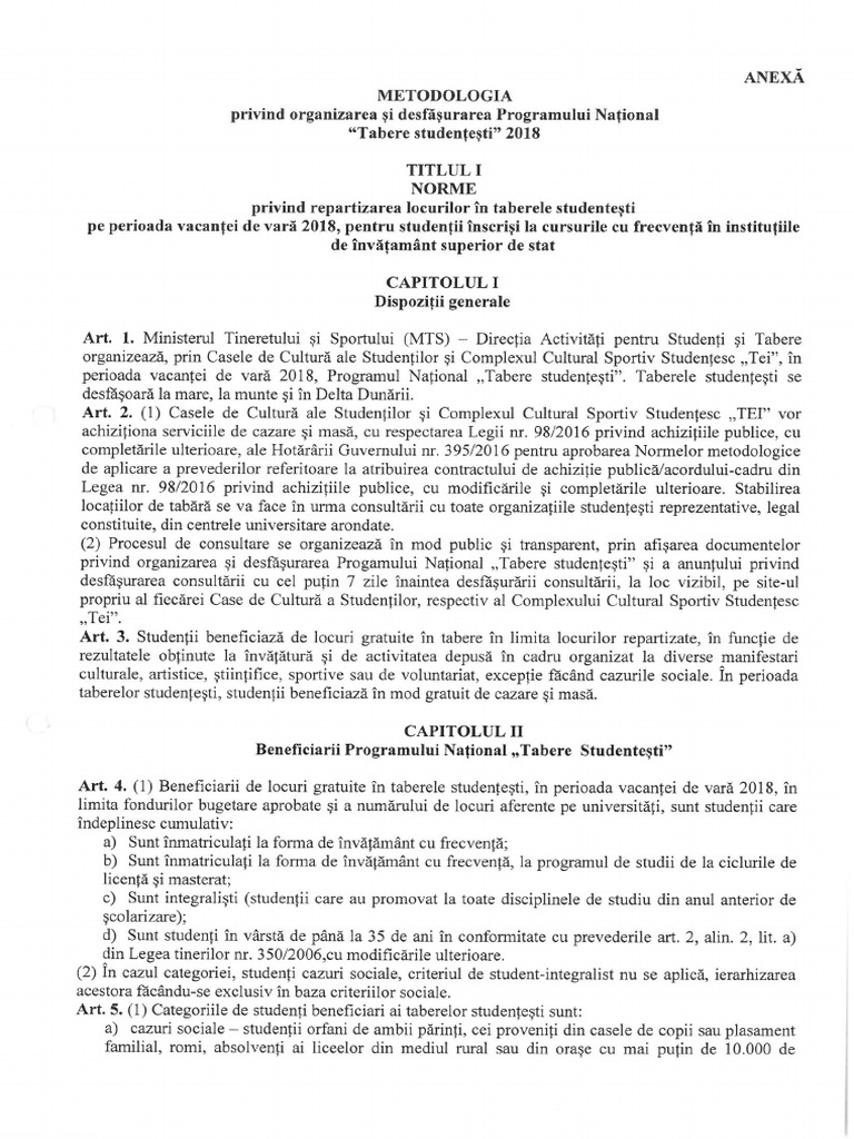 Tabara de Vara - Compunere PDF | PDF