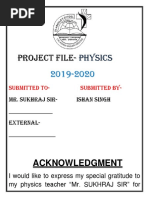 Physics Project Report: Submitted To: Submitted by | PDF | Transformer ...